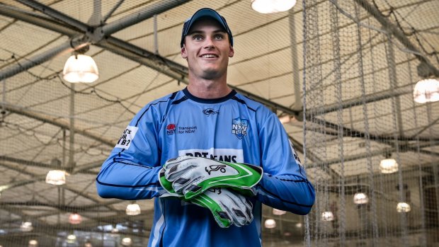 Debutant NSW gloveman Jay Lenton keeps it old-school