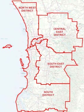 Perth police districts to be merged