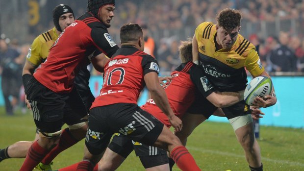 Super Rugby 2017: Crusaders grind down Hurricanes to stay unbeaten