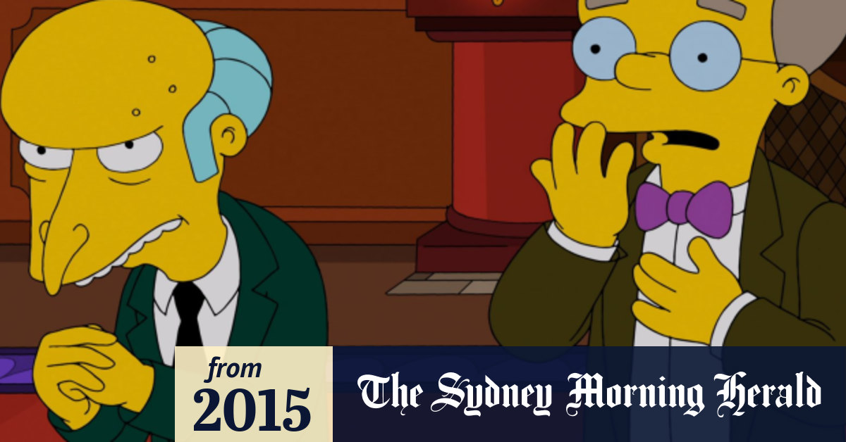 Smithers set to come out to Mr Burns on The Simpsons