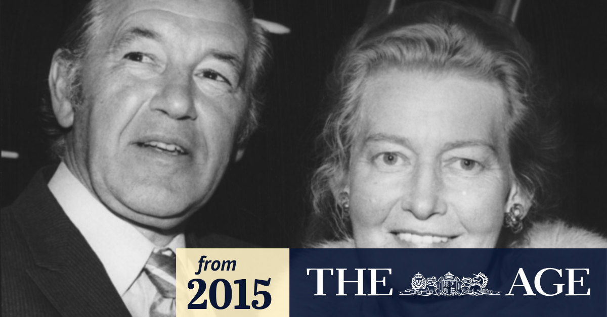 Lady Hamer, wife of former Victorian premier, dies aged 93