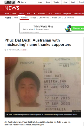 'Phuc Dat Bich' faked it: the man with awkward name turns out to be a hoax