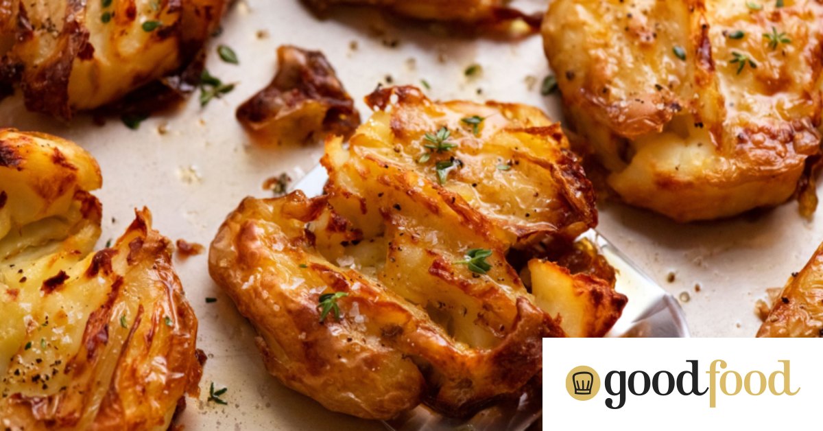 RecipeTin Eats x Good Food: Crispy smashed roast potatoes