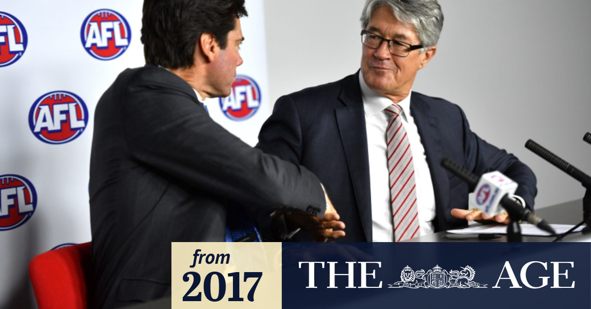 Outgoing AFL chairman Mike Fitzpatrick delivered on his top priorities