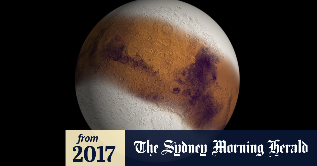 New study suggests snow on Mars. Here's how that's possible.