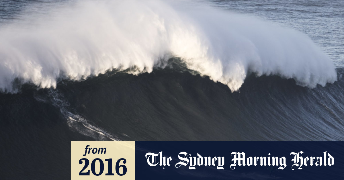 Australian surfer Jamie Mitchell wins big wave tournament at Nazare