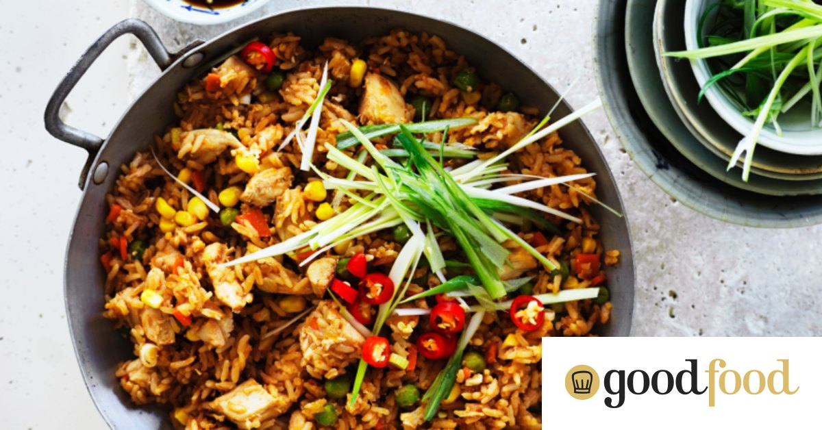 Roast chicken fried rice