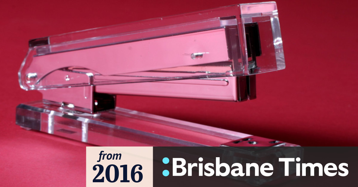 Queensland cop sentenced for throwing stapler