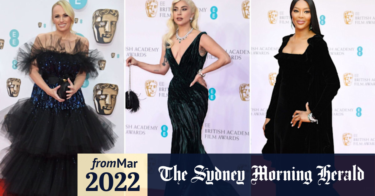 Goth and glamour dominate the BAFTAs red carpet