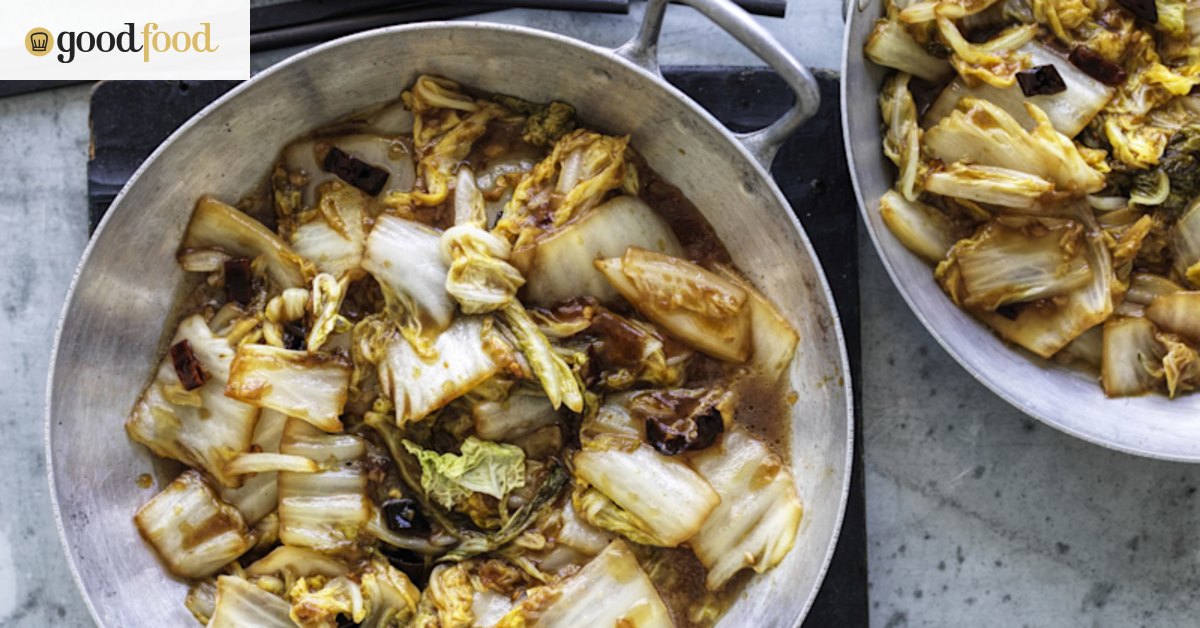 Chinese cabbage with chilli, garlic and vinegar