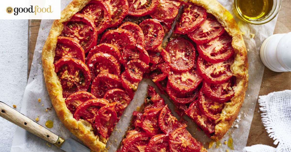 Danielle Alvarez's tomato and olive tapenade tart