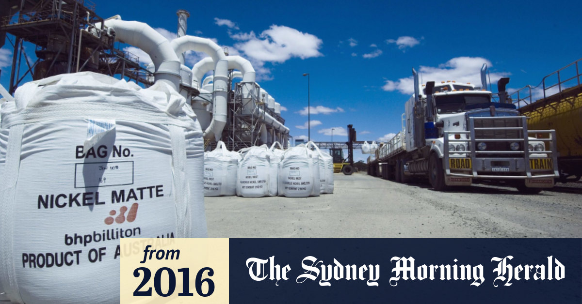 BHP's Nickel West "feeling the pressure" of weak nickel price