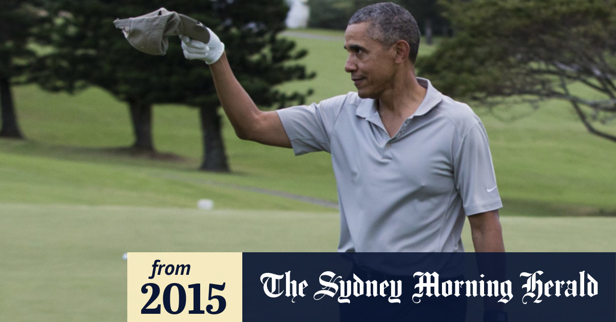 Donald Trump rips Barack Obama for playing 'more golf last year than ...