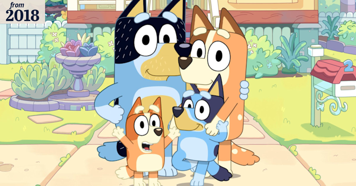 Children's cartoon series Bluey challenges the notion of absent ...