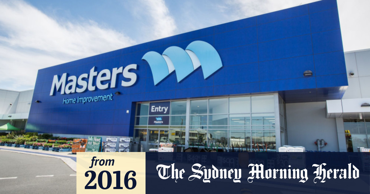 Time was up for Masters, Woolworths had to act