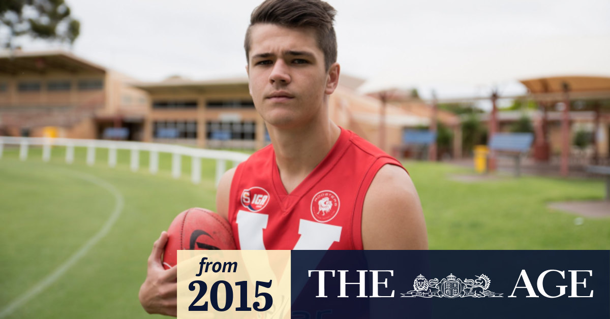 AFL draft: Ryan Burton is making up for lost time