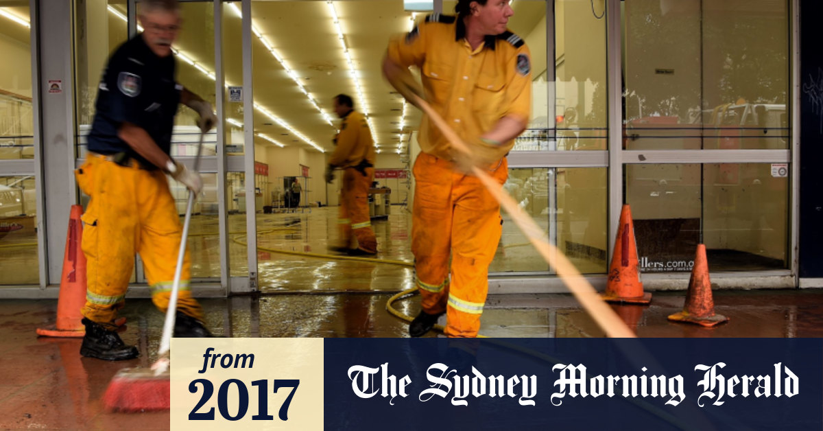 In flood-ravaged Lismore, Angela Nutt has a fortunate escape