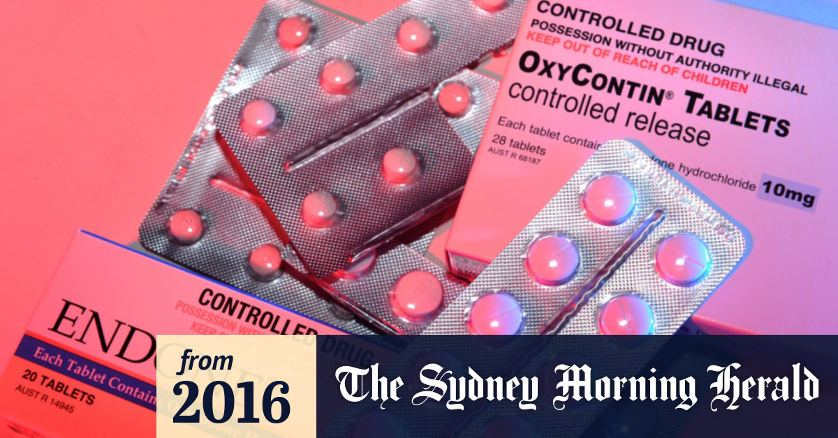 Australians quadrupled use of codeine, morphine