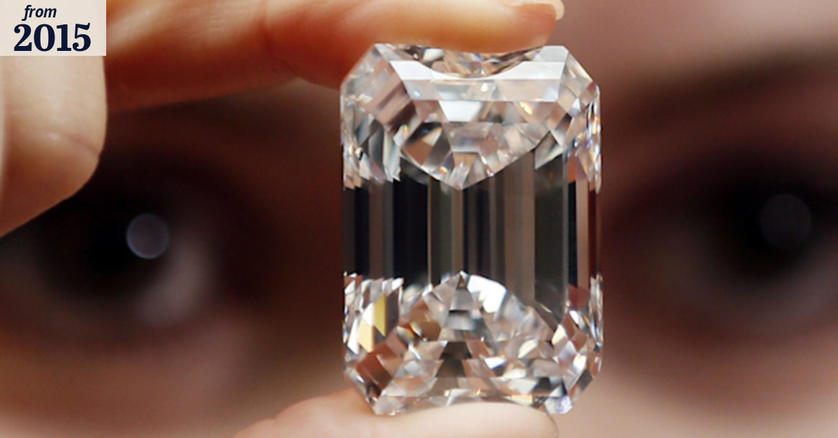 Rare 100-carat diamond for auction in New York