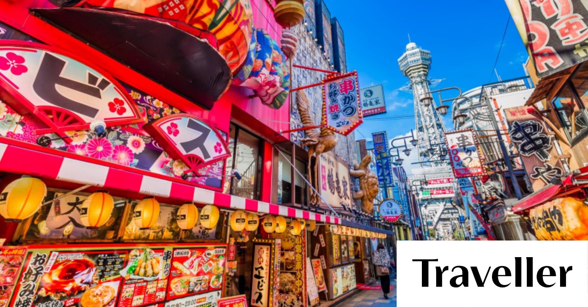 Osaka tour, Japan: Neon charms in Shinsekai, Osaka's former fun park