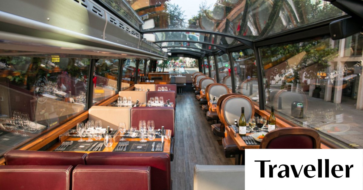 Bustronome: On board London's double-decker restaurant bus