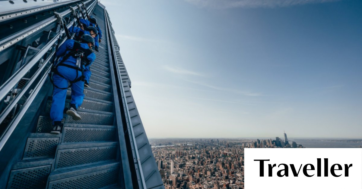 City Climb, New York City: Climbing a skyscraper 387 metres above Manhattan