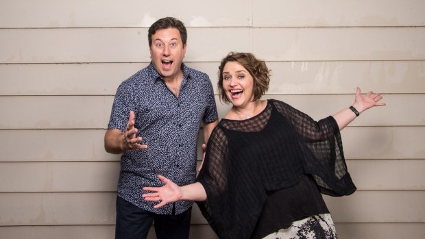 Stephen and Emma Matthews: 'She's never thrown a Helpmann Award at me'