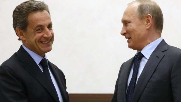Nicolas Sarkozy 'like a dog in a bowling alley' for visiting Vladimir Putin