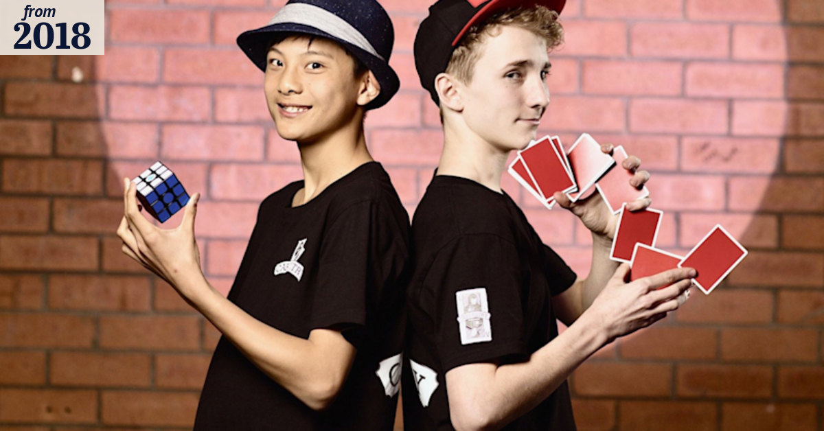 Cardistry's teen magicians juggle schoolwork with sleight of hand