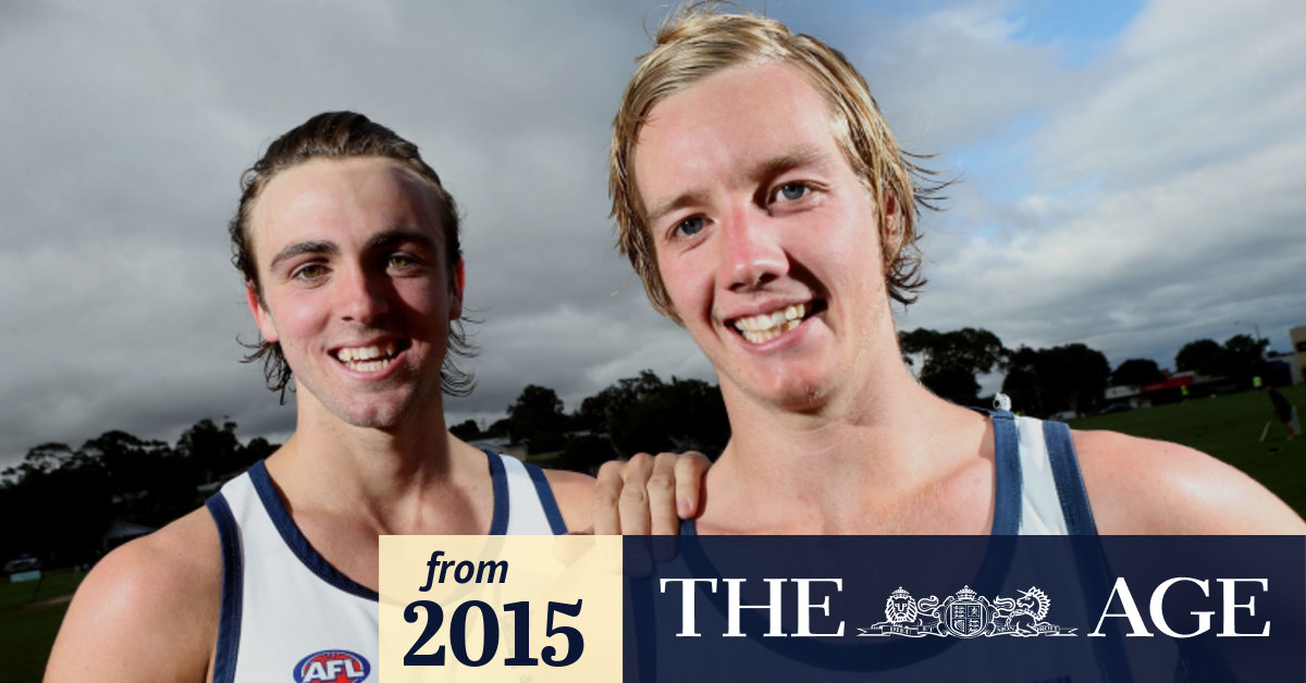 AFL draft 2015: Meet Darcy Parish and Rhys Mathieson