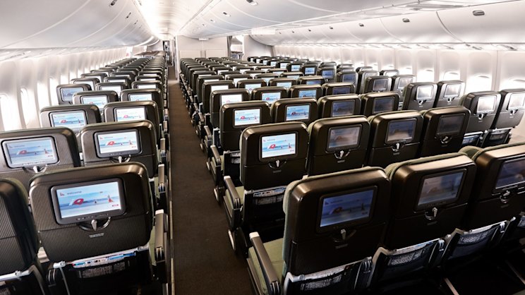 qantas planes inside