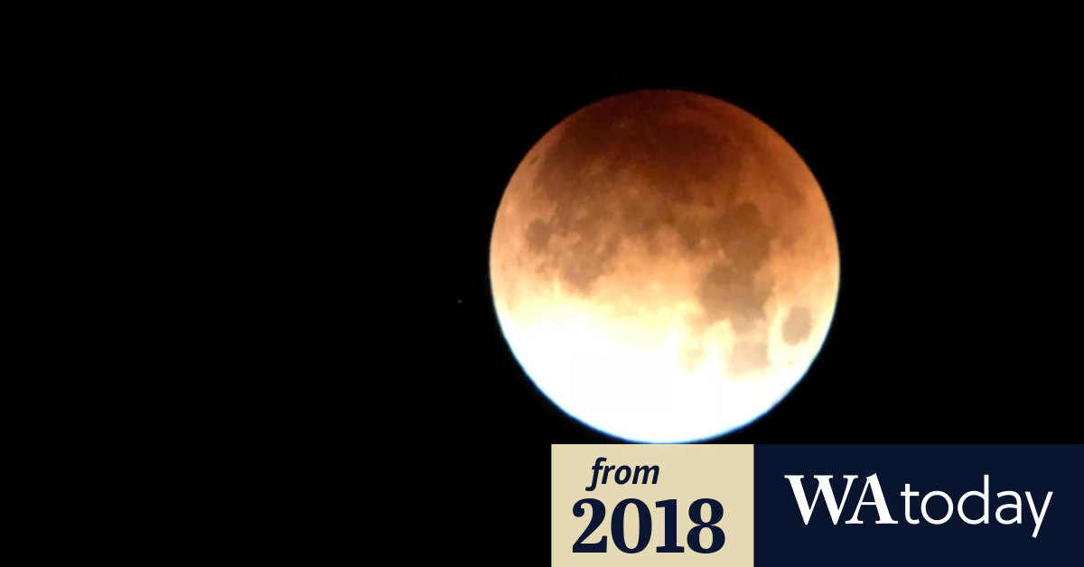 Photographers capture super blue moon over Perth
