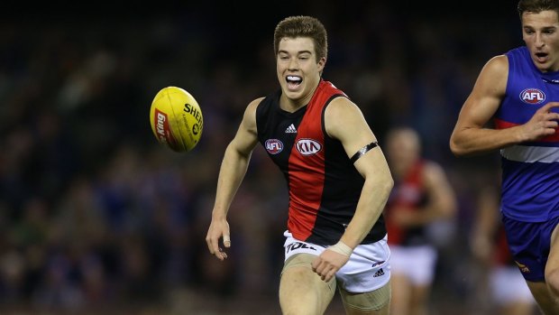 Foot injury could bring Essendon youngster Zach Merrett's season to an end