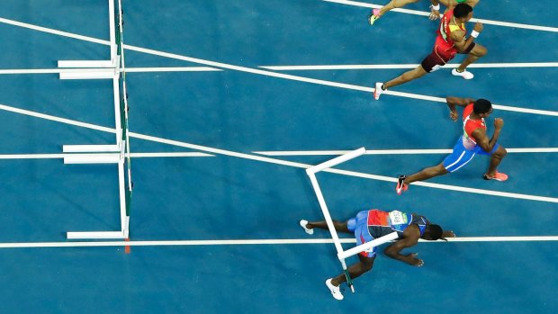 Haiti hurdler Jeffrey Julmis draws huge cheers at Rio Olympics after ...