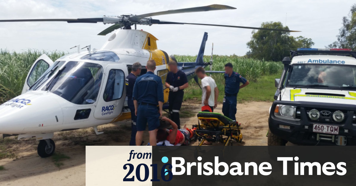 Woman 'impaled' by tree branch