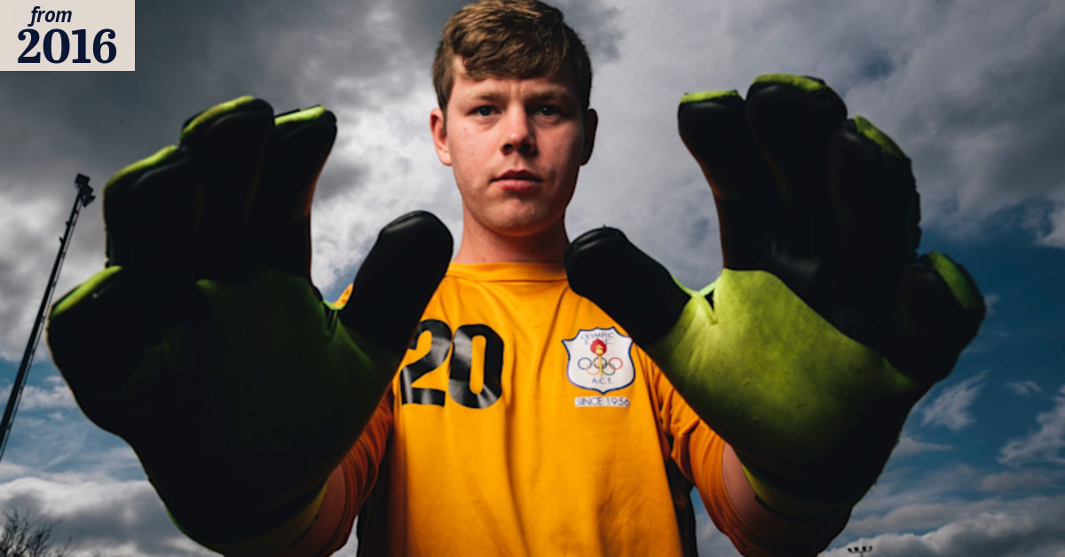 Canberra Olympic goalkeeper Jack Pettit has big gloves to fill in ...