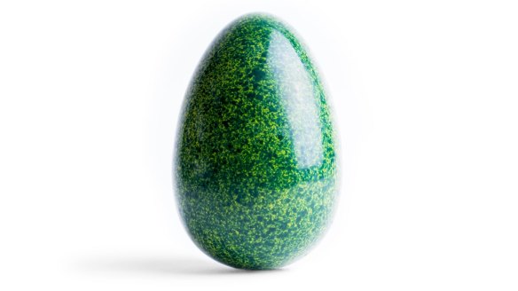 green black easter eggs