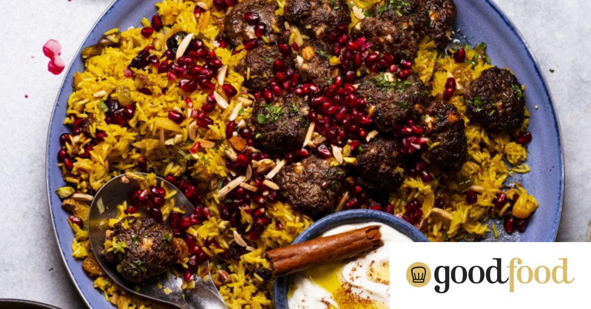 RecipeTin Eats x Good Food: Beef koftas with Persian jewelled rice
