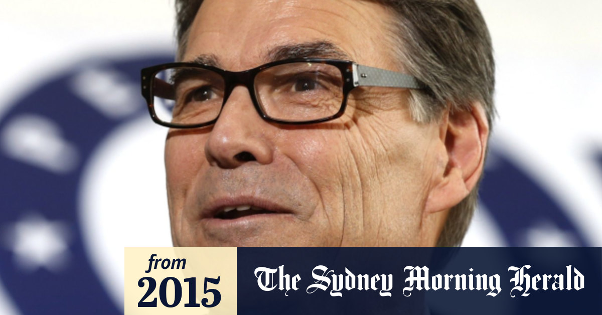 Rick Perry, Republican ex-governor of Texas, launches bid for White House