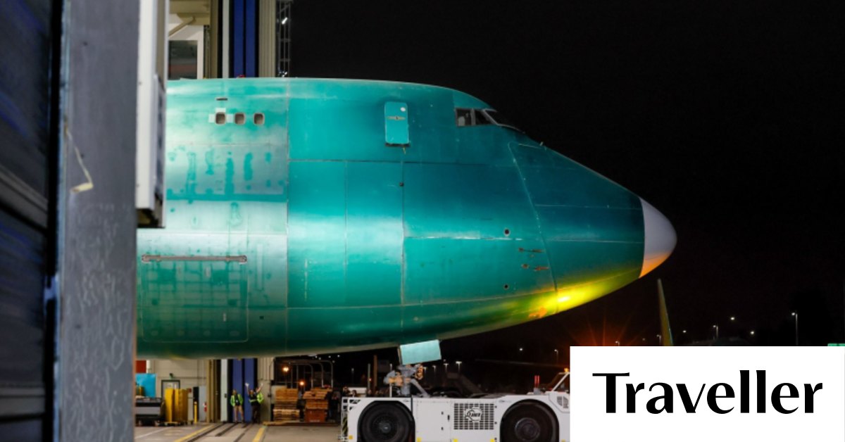 The final Boeing 747 jumbo rolls out of factory ahead of delivery to ...