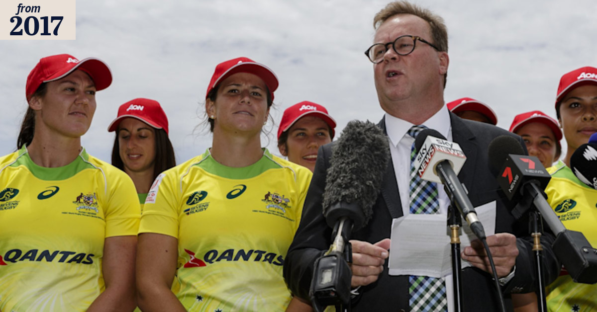 Bill Pulver says ARU are not paying women's sevens players what they're ...