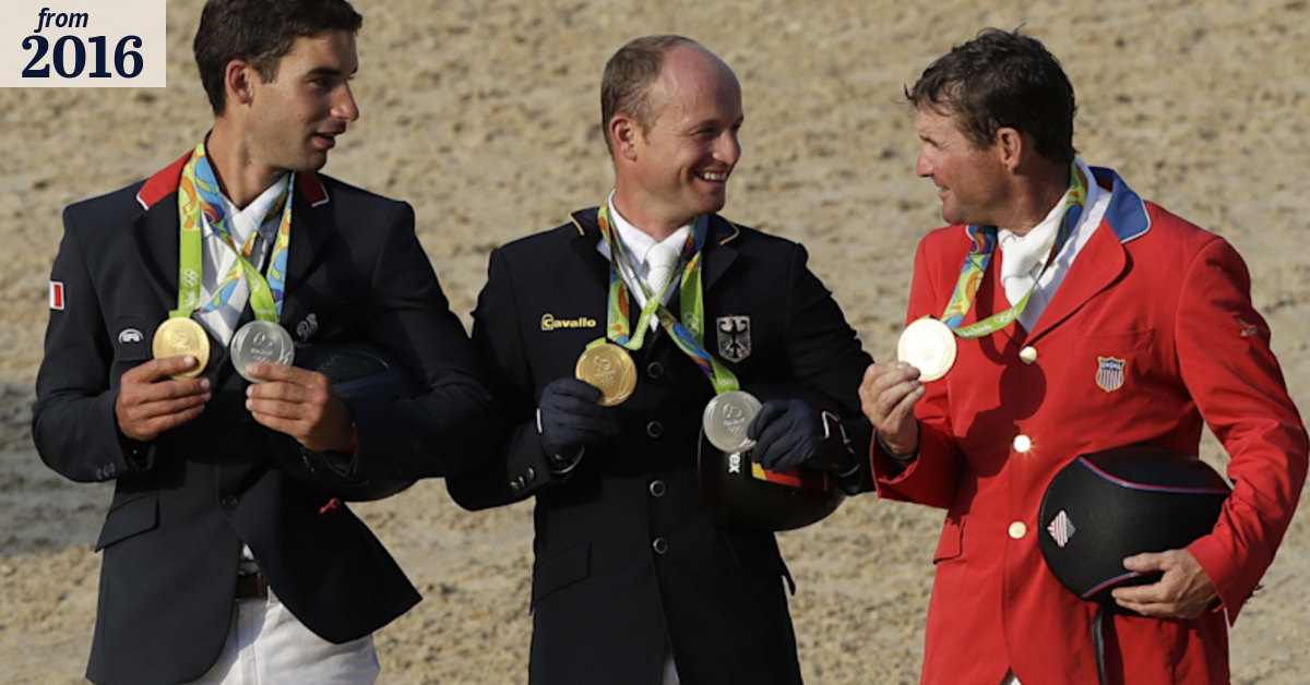Australia's Sam Griffiths edged out of medals in individual eventing in Rio