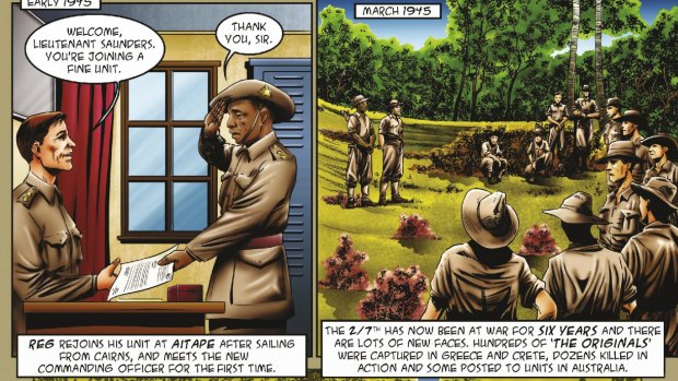 Reg Saunders immortalised in comic, An Indigenous War Hero