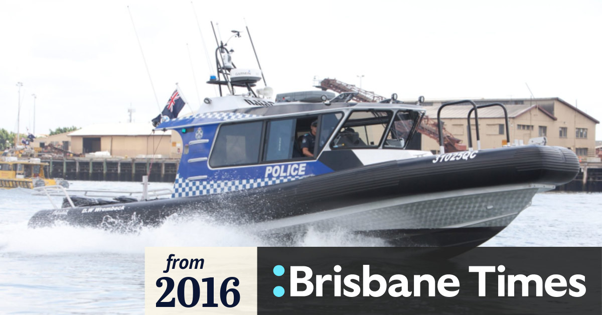 Water police rescue two men from stricken yacht off North Stradbroke Island