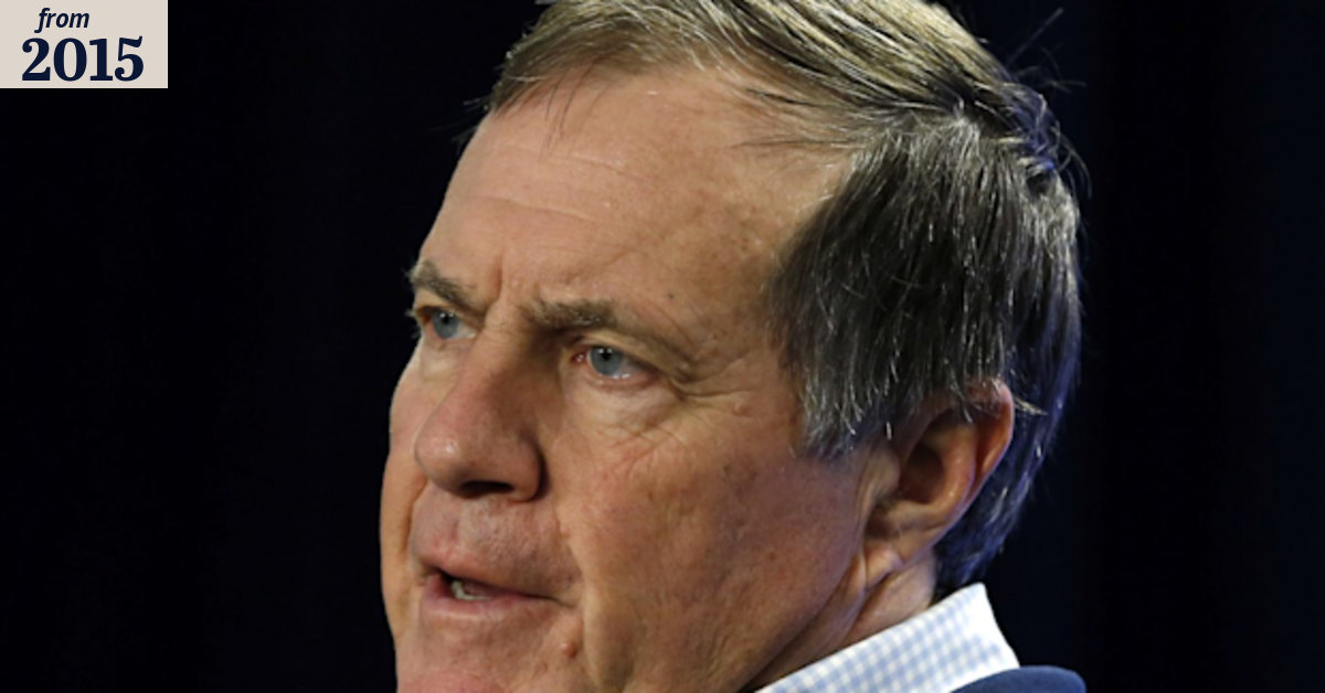 Deflate-gate: New England Patriots coach Bill Belichick denies ball ...