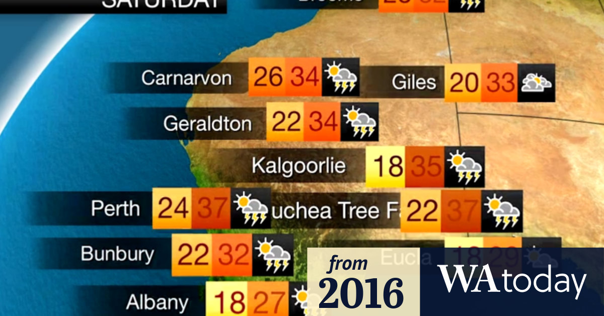Perth weather: temperatures set to peak on Saturday