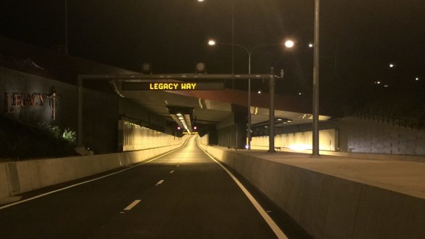 Legacy Way tunnel opens
