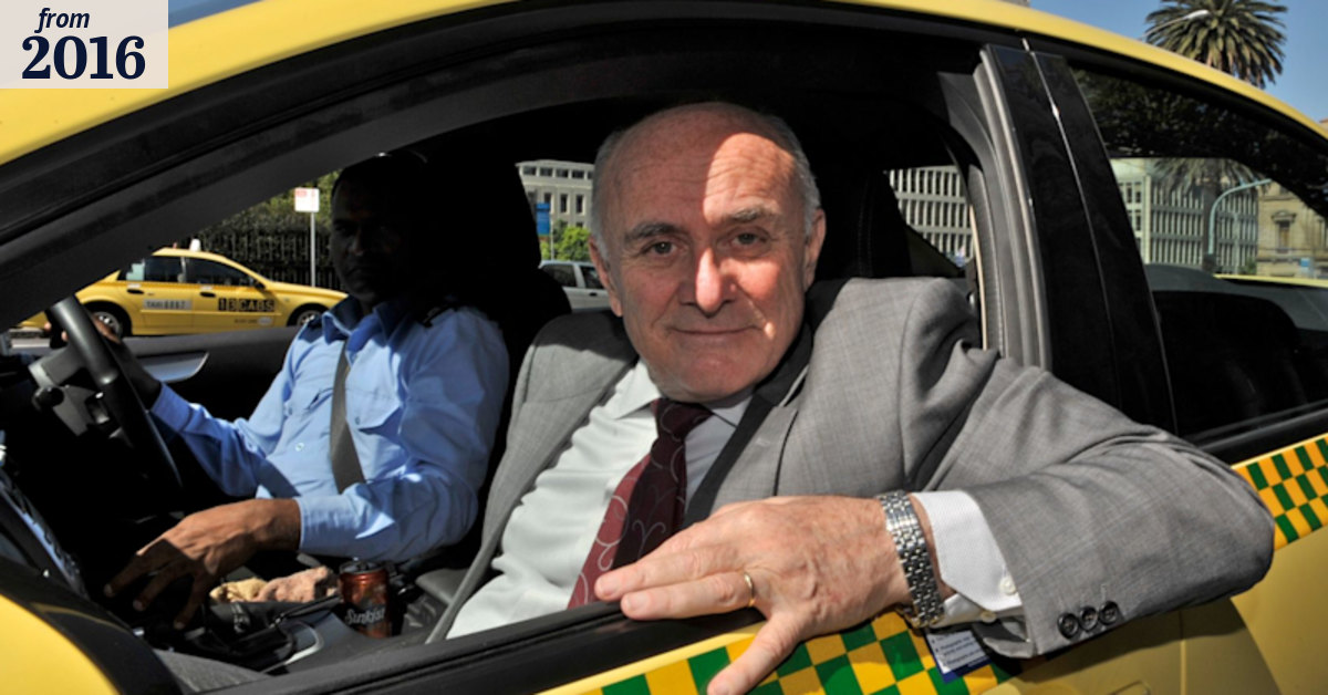 Professor Allan Fels takes fight for fare from taxi inquiry to Uber's board