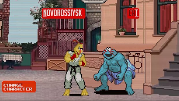 Sesame Street Fighter is today's best time waster