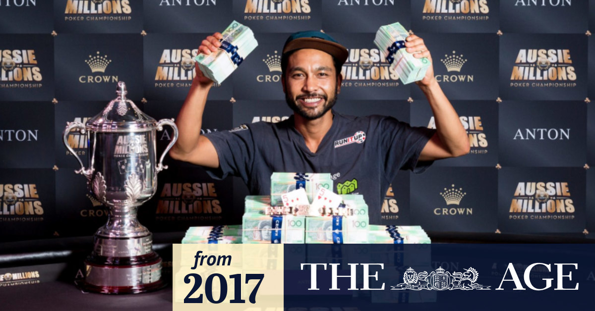 Aussie Millions poker: Melbourne's Shurane Vijayaram turns $130 into $1 ...